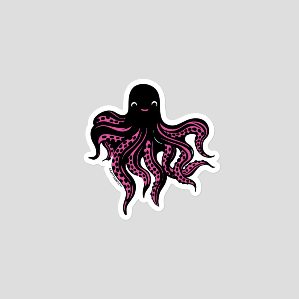 3" Sticker Octo – craftedmoon